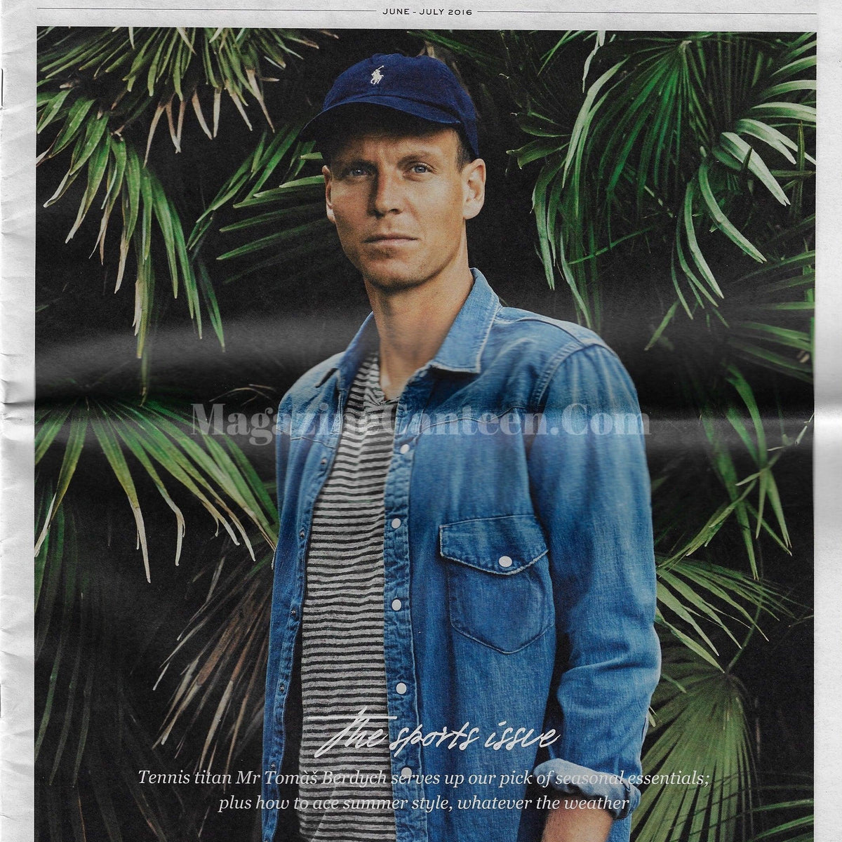 Mr Porter Post Magazine - Tomáš Berdych – magazine canteen