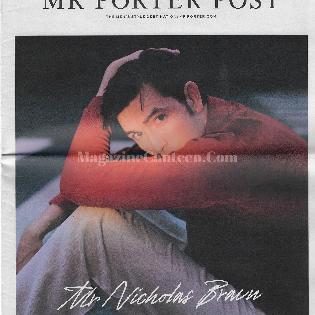Mr Porter Post Magazine - Nicholas Braun – magazine canteen