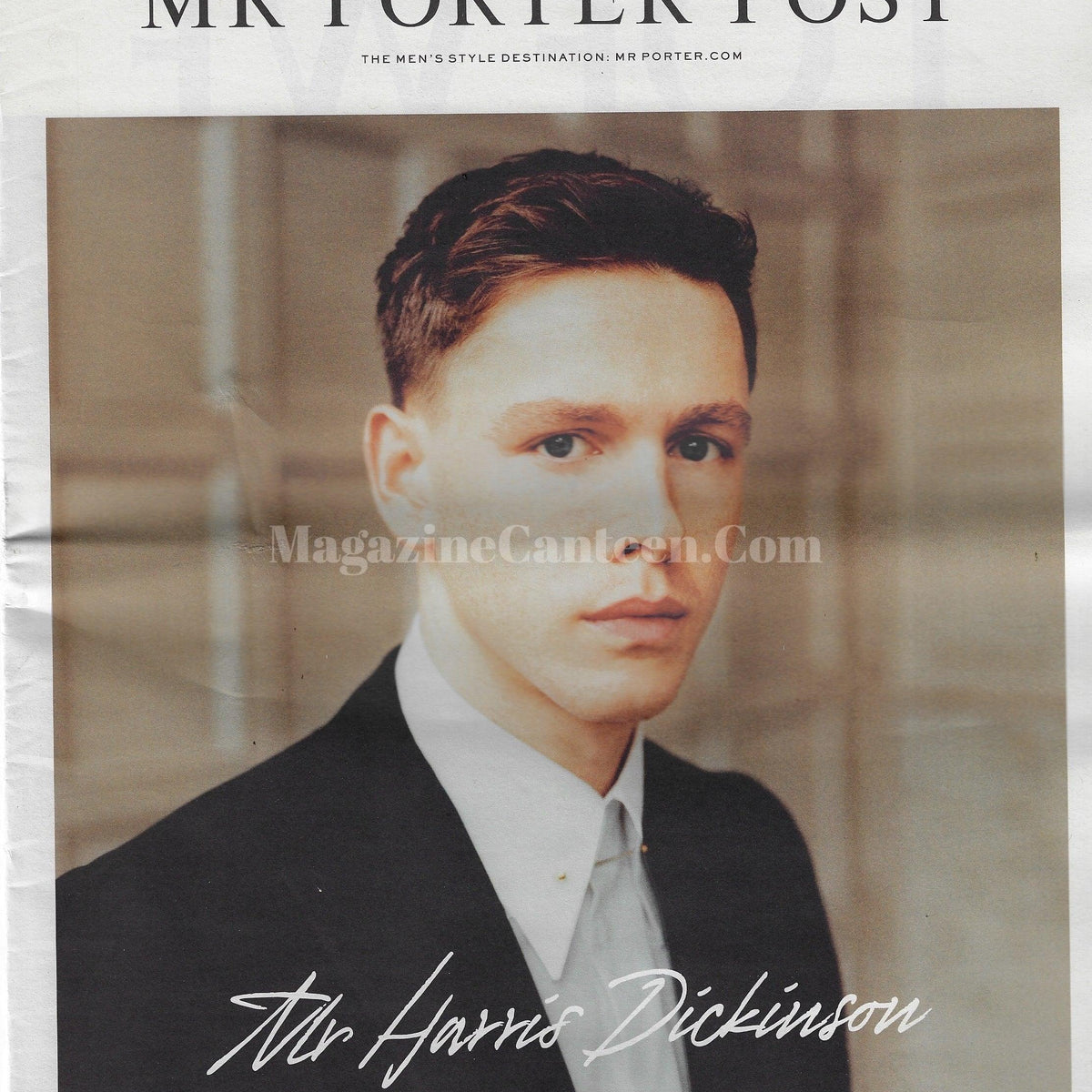 Mr Porter Post Magazine - Harris Dickinson – magazine canteen