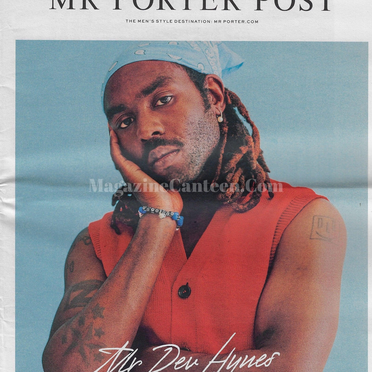 Mr Porter Post Magazine - Dev Hynes – magazine canteen