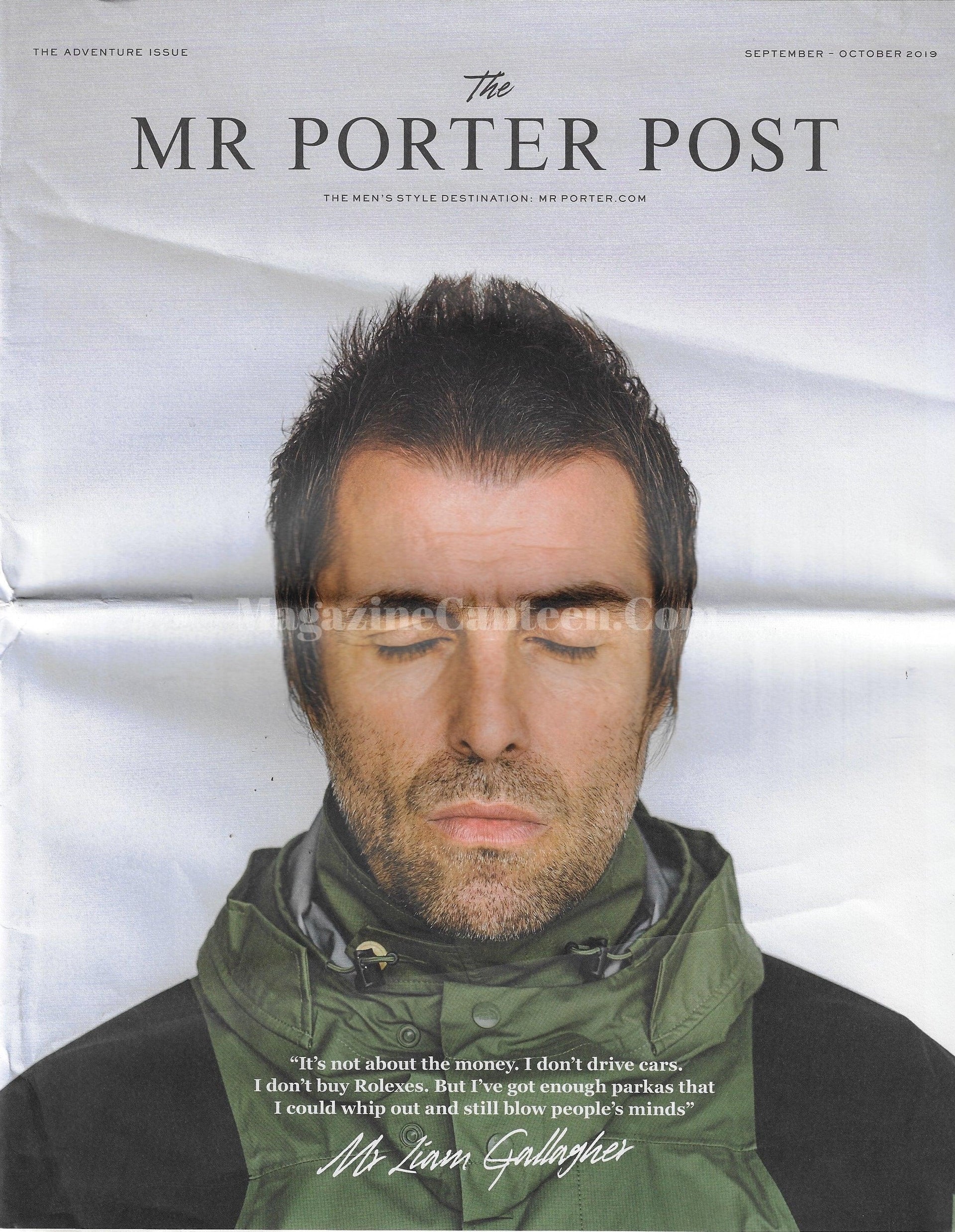 Mr Porter Post Magazine - Liam Gallagher – magazine canteen