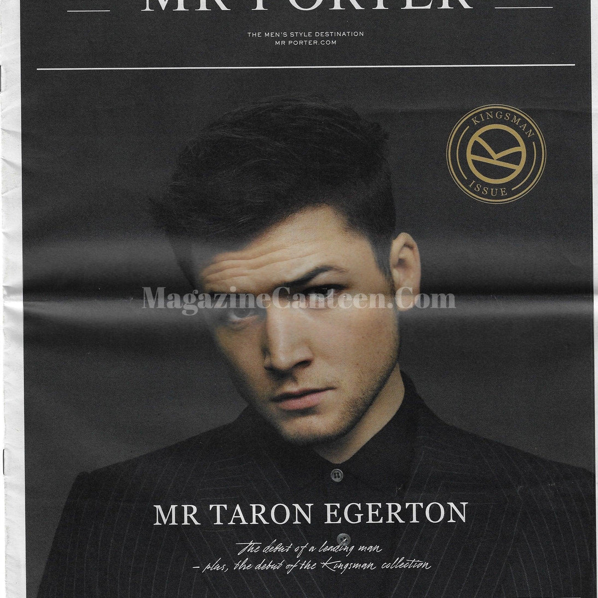 Mr Porter Post Magazine - Taron Egerton – magazine canteen