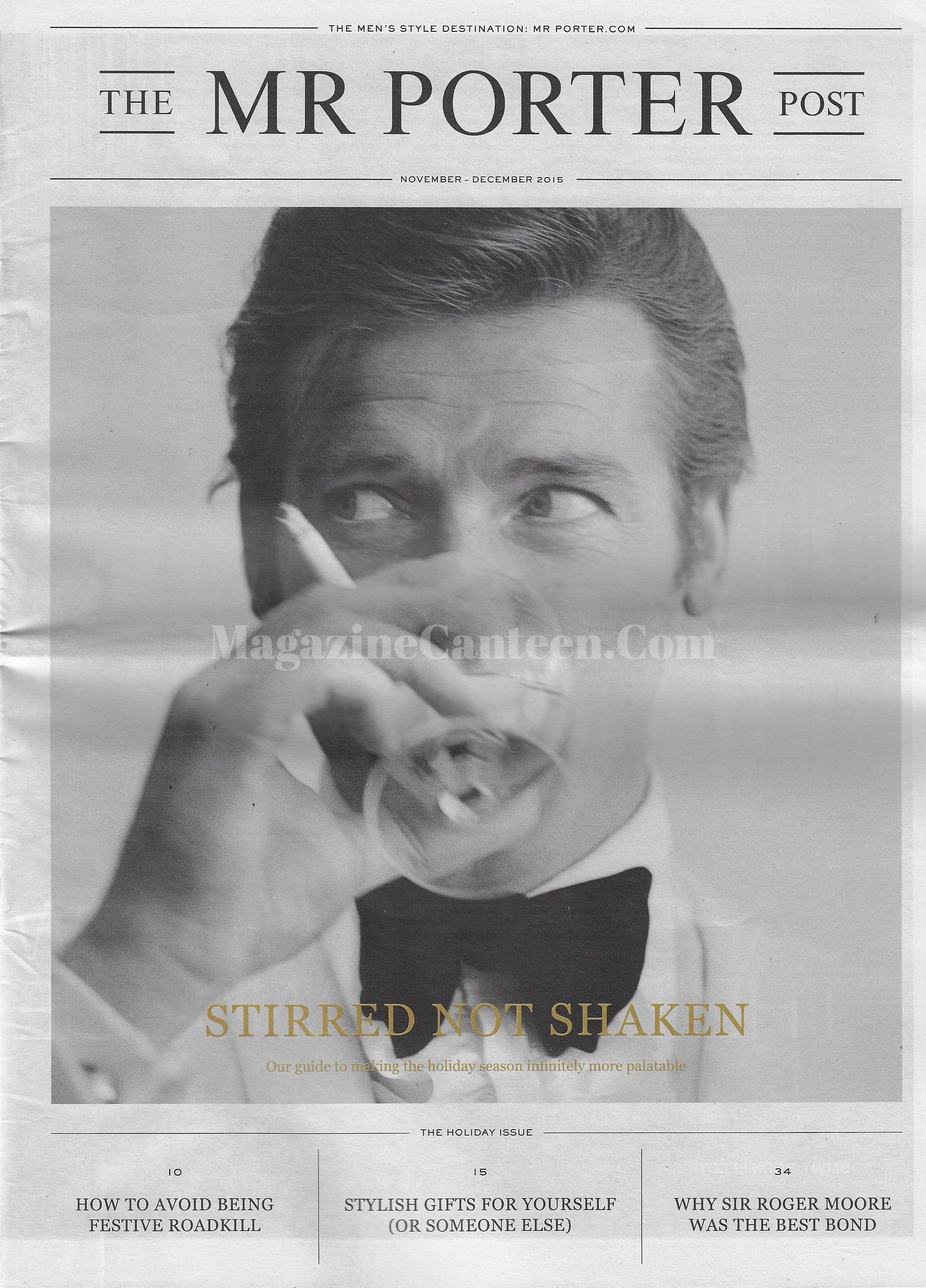 Mr Porter Post Magazine - Roger Moore – magazine canteen