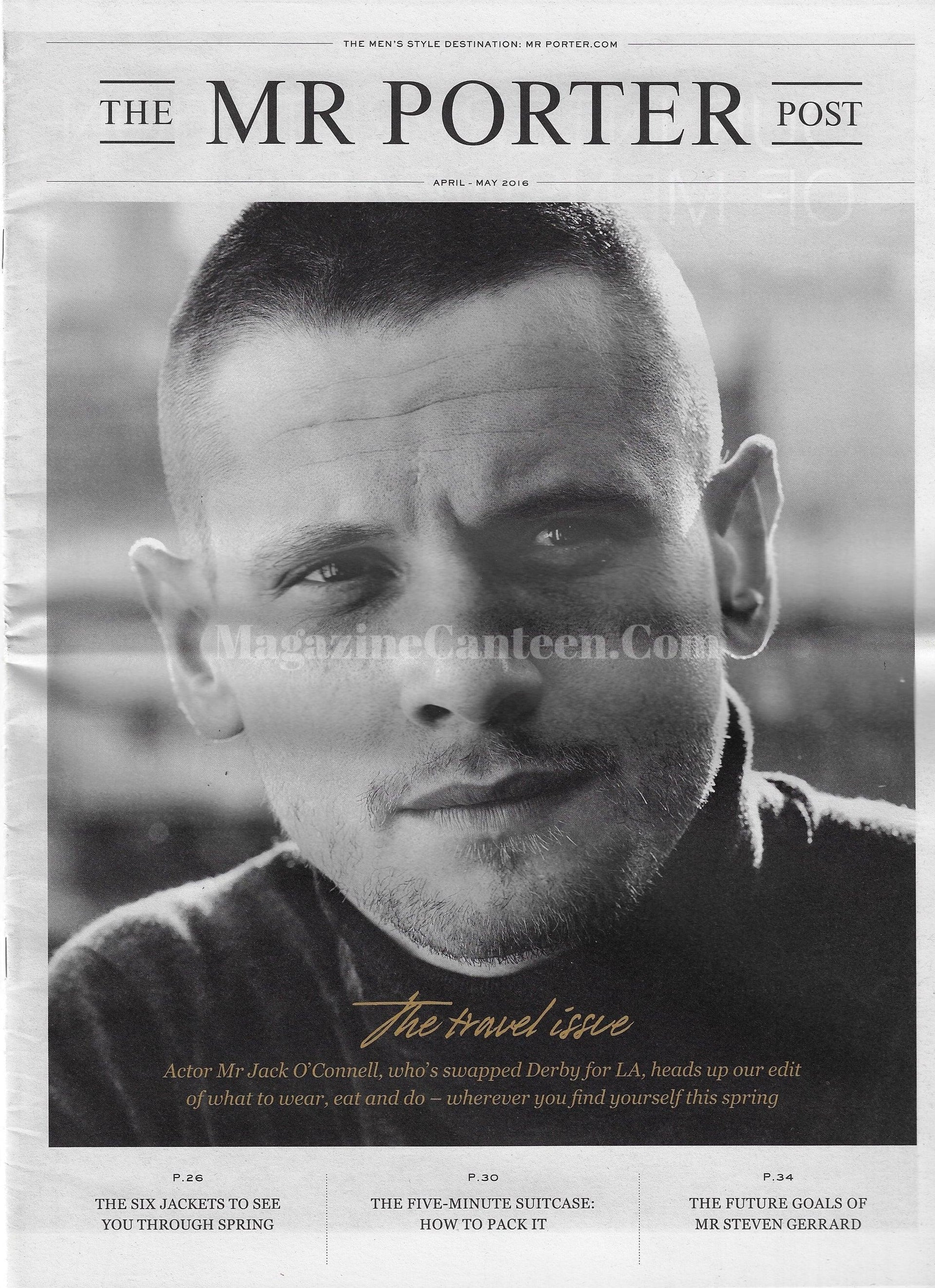 Mr Porter Post Magazine - Jack O'Connell – magazine canteen