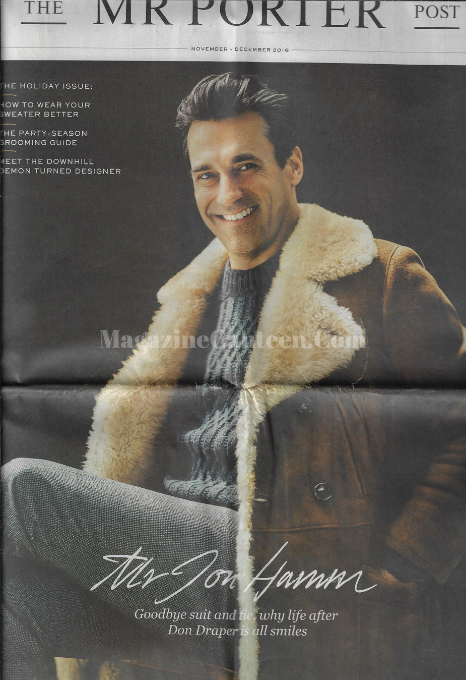 Mr Porter Post Magazine - Jon Hamm – magazine canteen