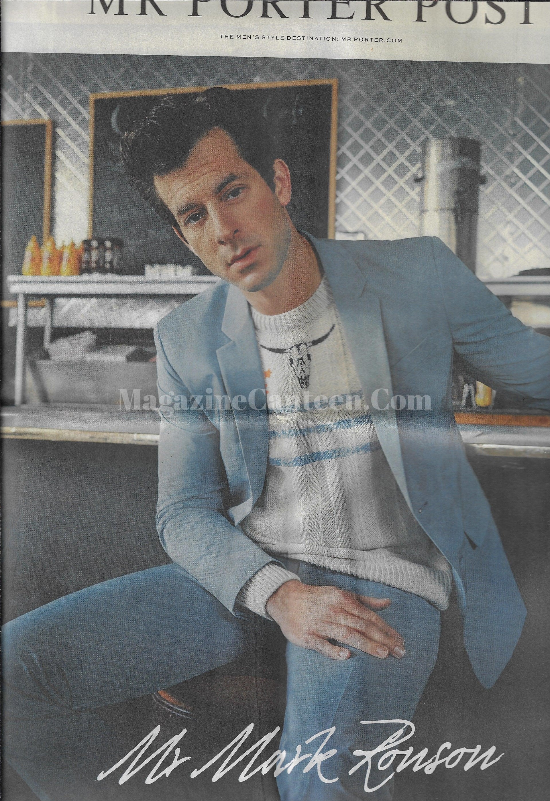 Mr Porter Post Magazine - Mark Ronson – magazine canteen