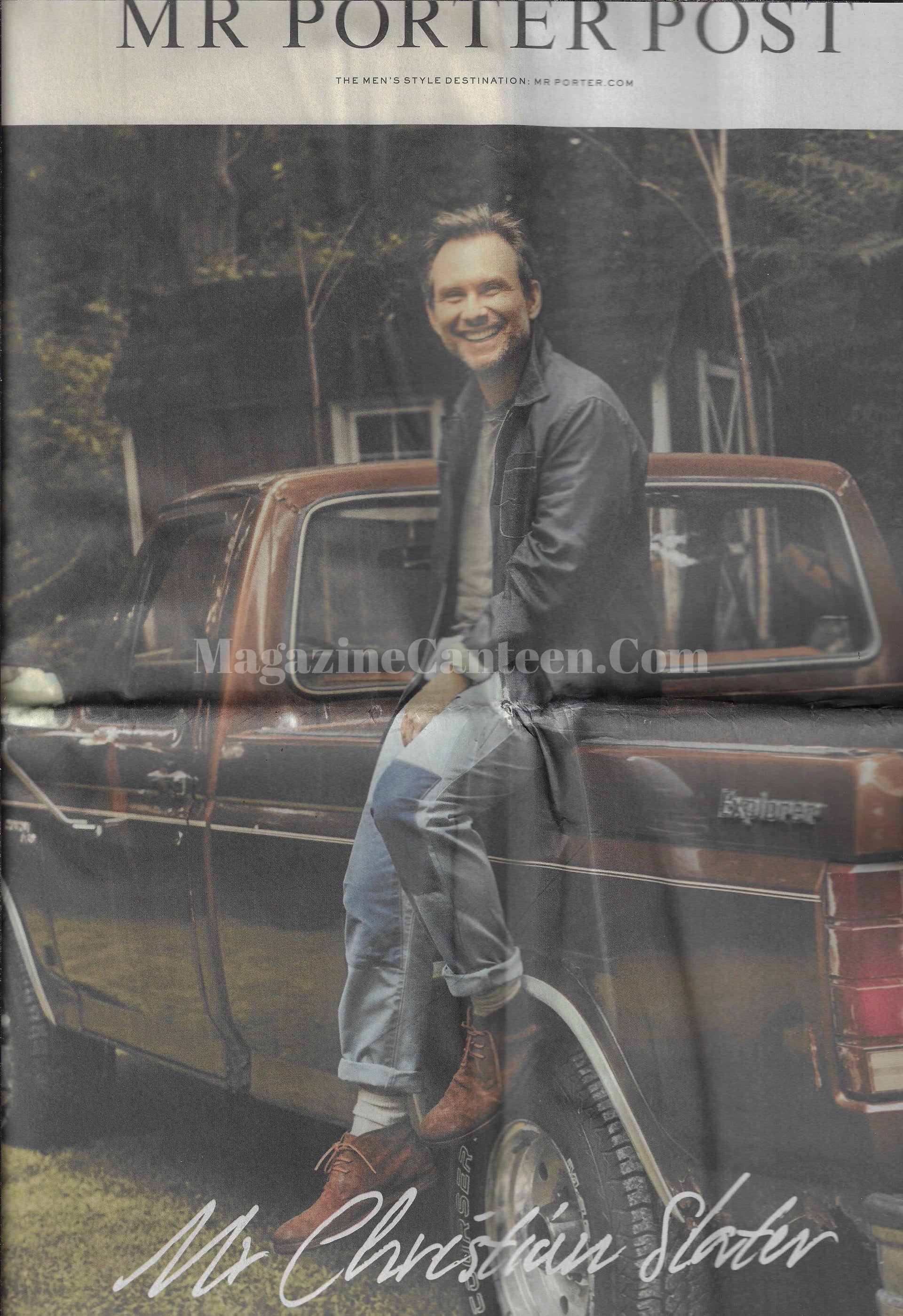 Mr Porter Post Magazine - Christian Slater – magazine canteen