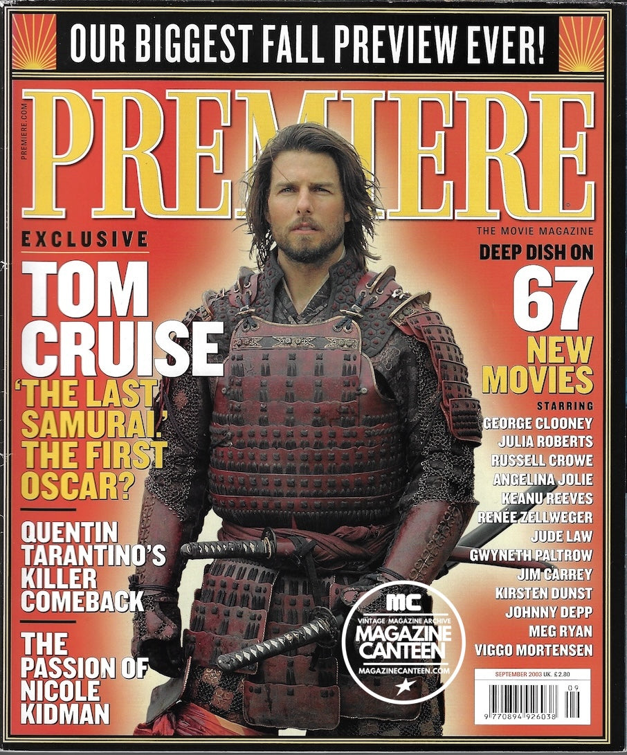 Premiere Magazine - Tom Cruise CLIVE OWEN Amanda Peet – magazine canteen