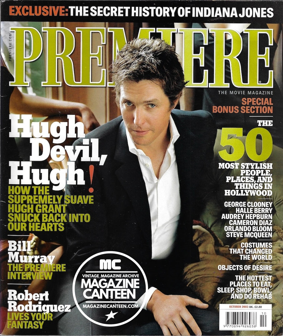 Premiere Magazine - Hugh Grant BILL MURRAY Robert Rodriguez – magazine ...