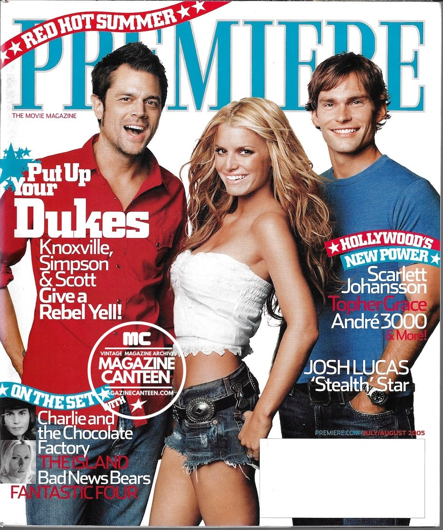 Premiere Magazine - Jessica Simpson SEANN WILLIAM SCOTT Josh Lucas ...