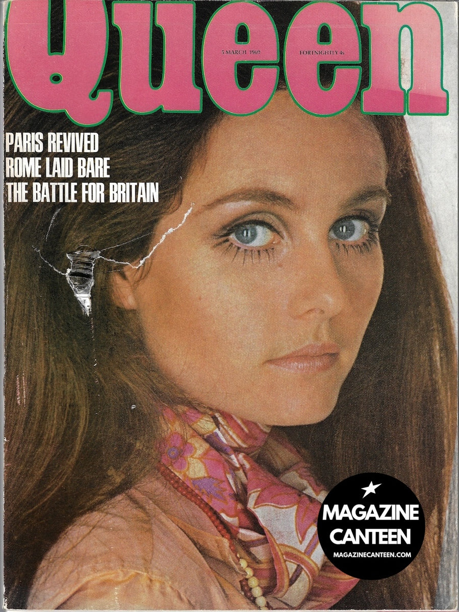Queen Magazine - HELMUT NEWTON Benedetta Barzini GUY BOURDIN Veruschka ...