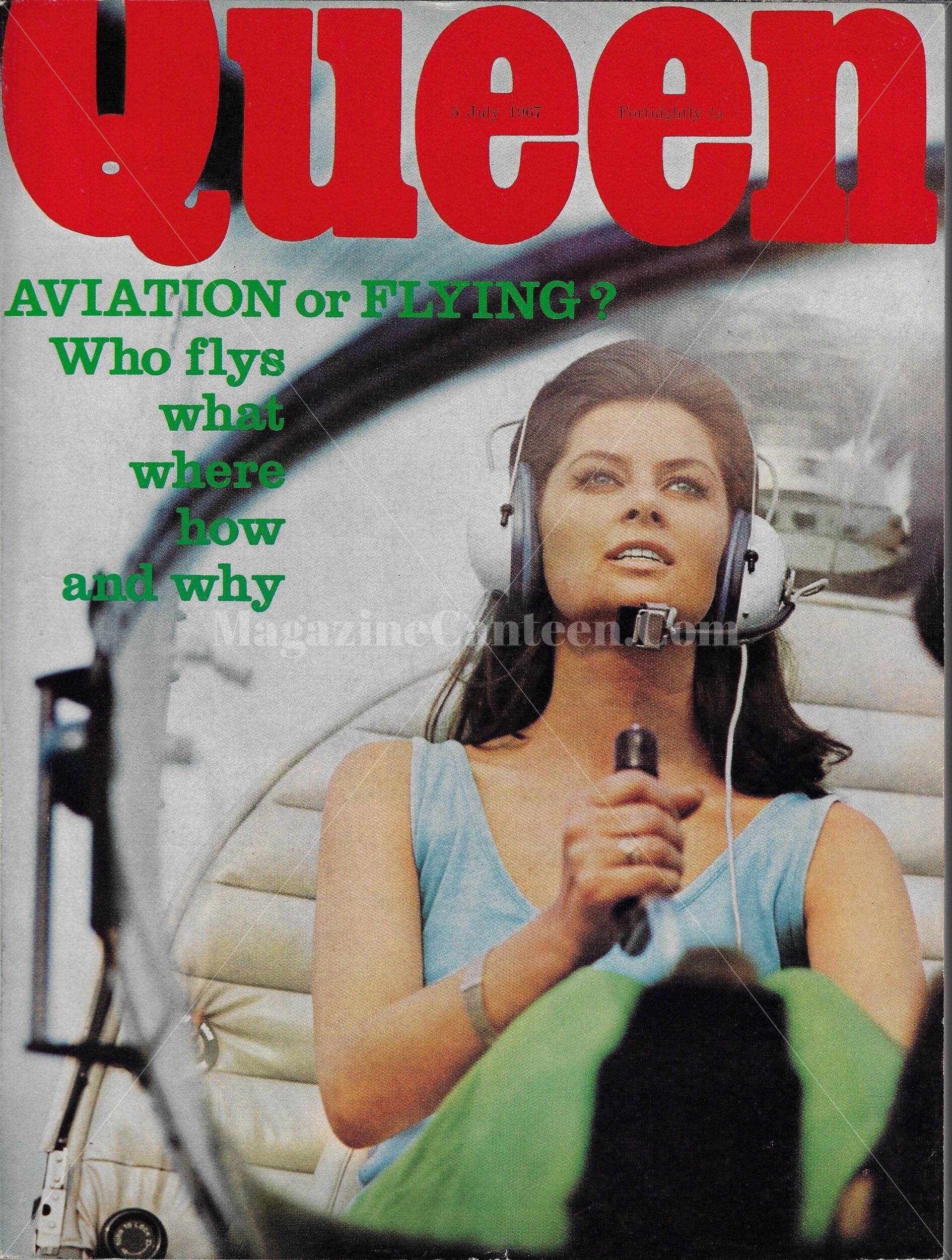 Queen Magazine - Constance Fenton Helmut Newton – magazine canteen