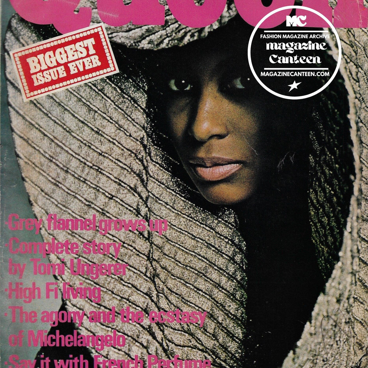 Queen Magazine - DONYALE LUNA Jill Kennington JEAN SHRIMPTON B ...