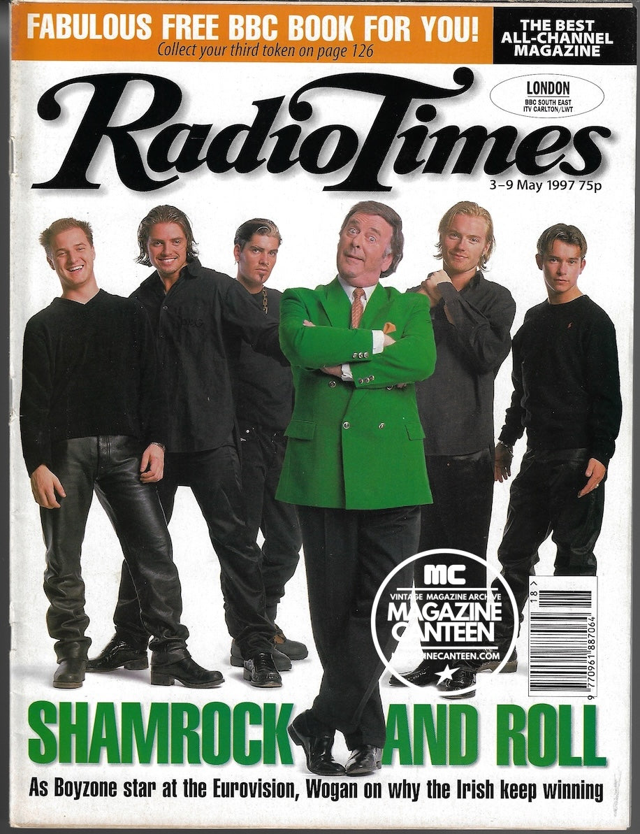 Radio Times Magazine - Boyzone SEAN BEAN Terry Wogan – magazine canteen