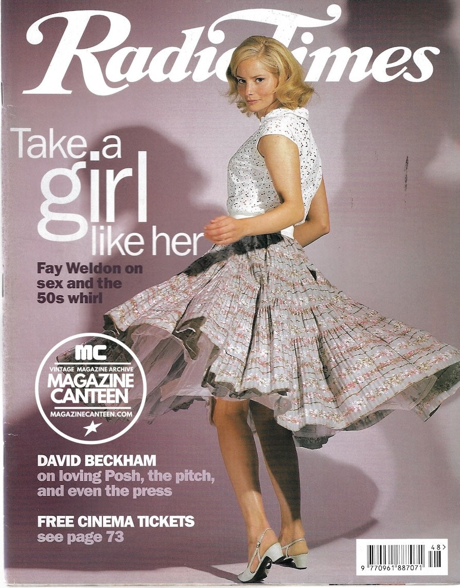 Radio Times Magazine - Sienna Guillory DAVID BECKHAM Jamie Bell ...