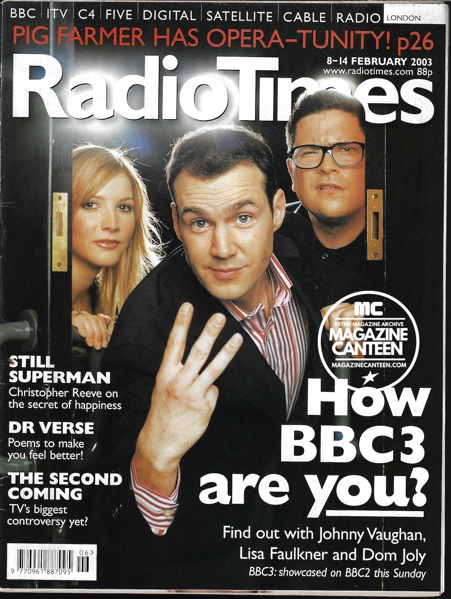 Radio Times Magazine - Christopher Reeve – magazine canteen