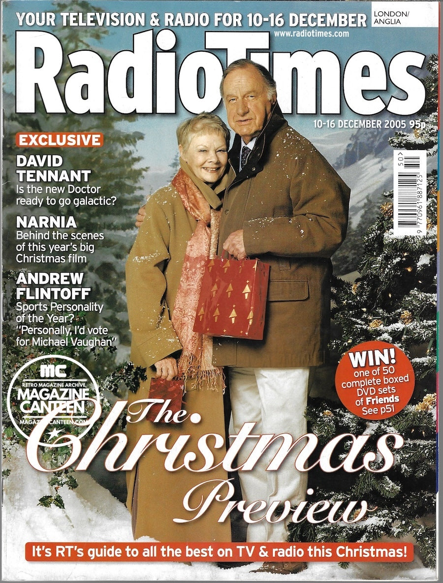 Radio Times Magazine - Judi Dench DAVID TENNANT Ashley Jensen ...