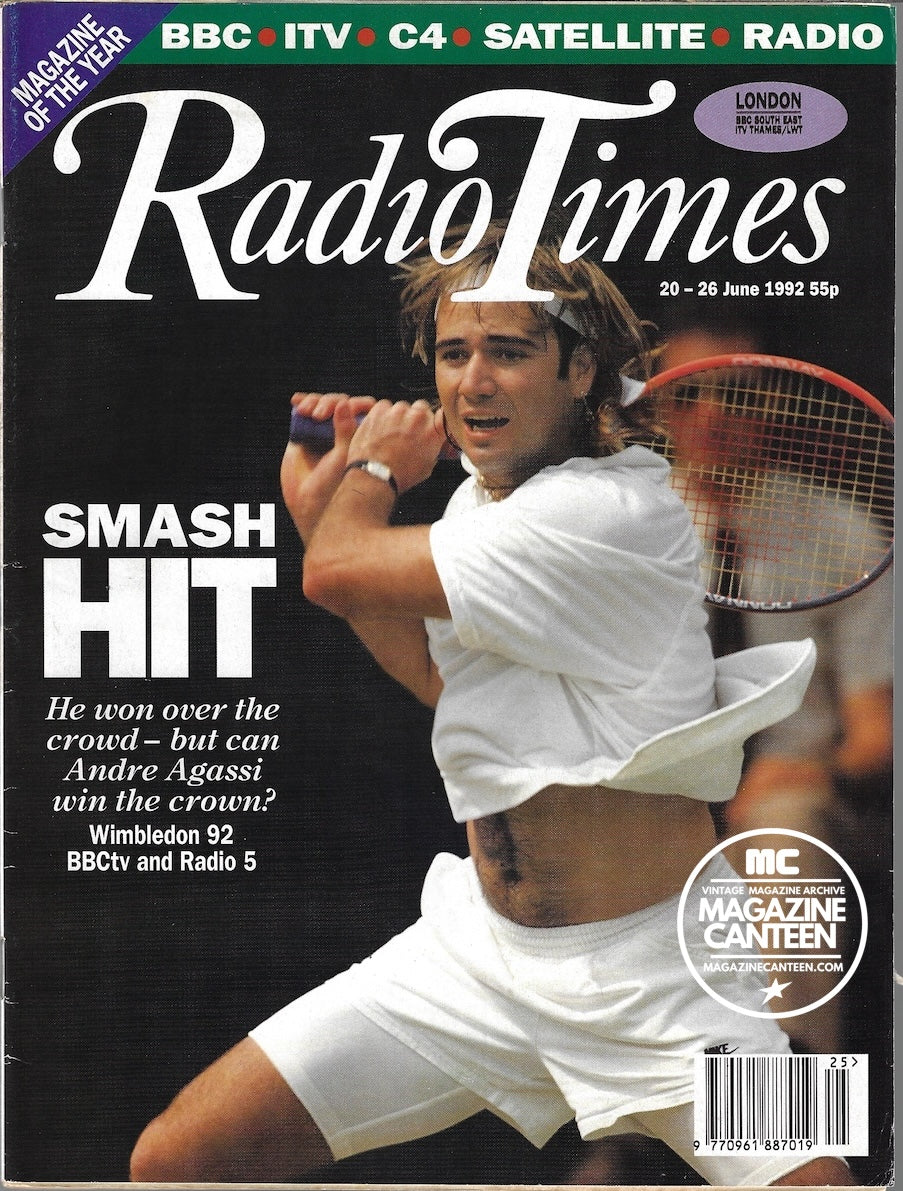 Radio Times Magazine - Andre Agassi BRYAN FERRY – magazine canteen