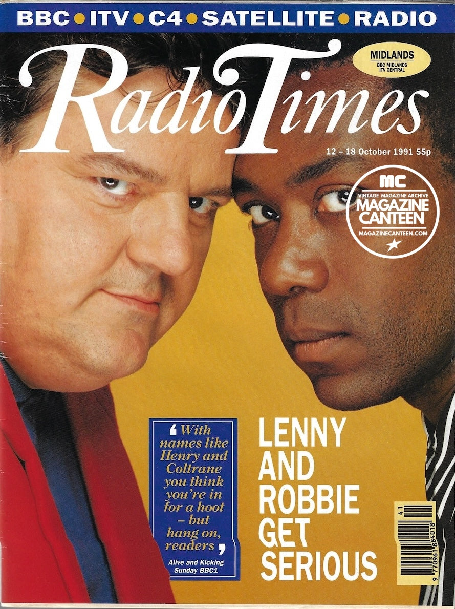 Radio Times Magazine - Lenny Henry WARREN MITCHELL Robbie Coltrane ...