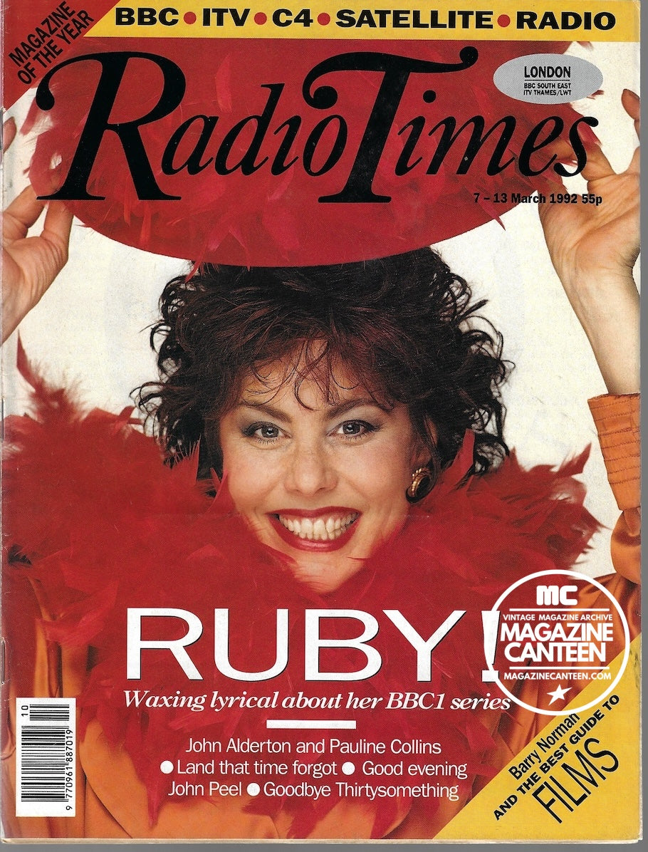 Radio Times Magazine - Ruby Wax LESLIE CROWTHER John Peel – magazine ...