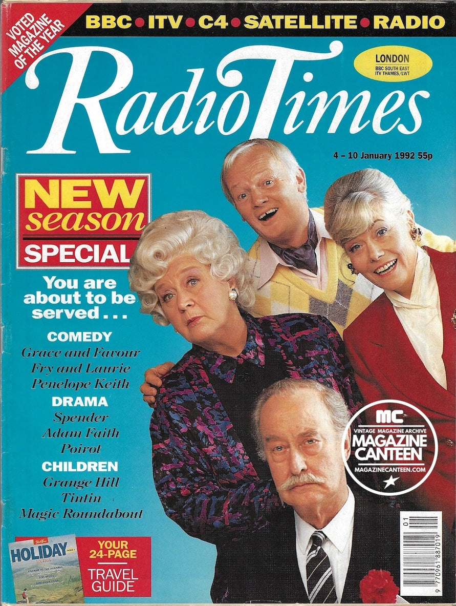 Radio Times Magazine - ADAM FAITH John Inman PENELOPE KEITH – magazine ...