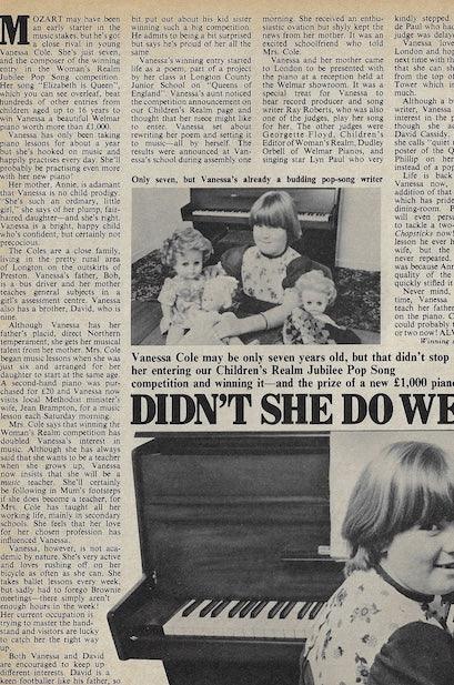 WR Magazine - Piano Player Vanessa Cole – magazine canteen