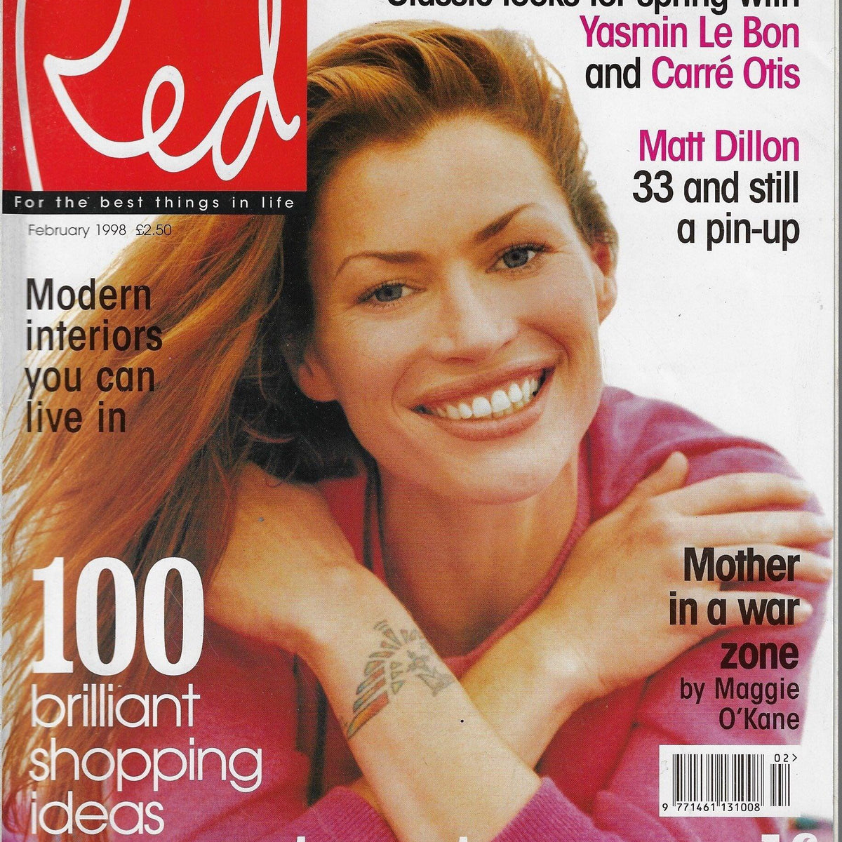 Red Magazine - Carre Otis Yasmin Le Bon Matt Damon – magazine canteen
