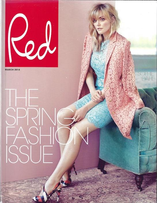 Red Magazine - Sophie Dahl HUGH LAURIE Jennifer Saunders – magazine canteen