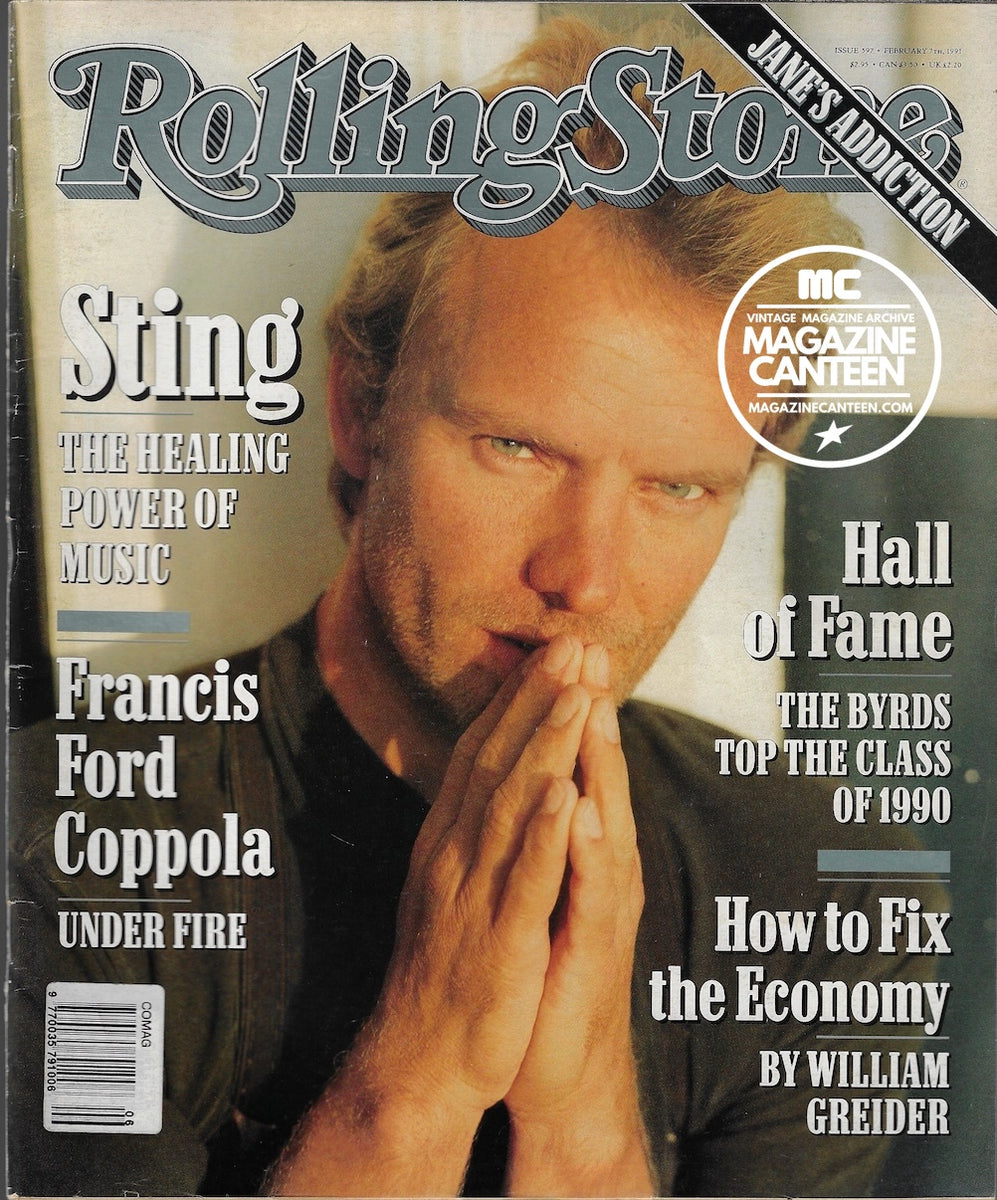 Rolling Stone Magazine - Sting HERB RITTS Francis Ford Coppola ...