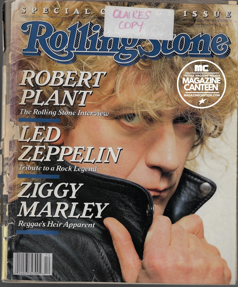Rolling Stone Magazine - Robert Plant – magazine canteen