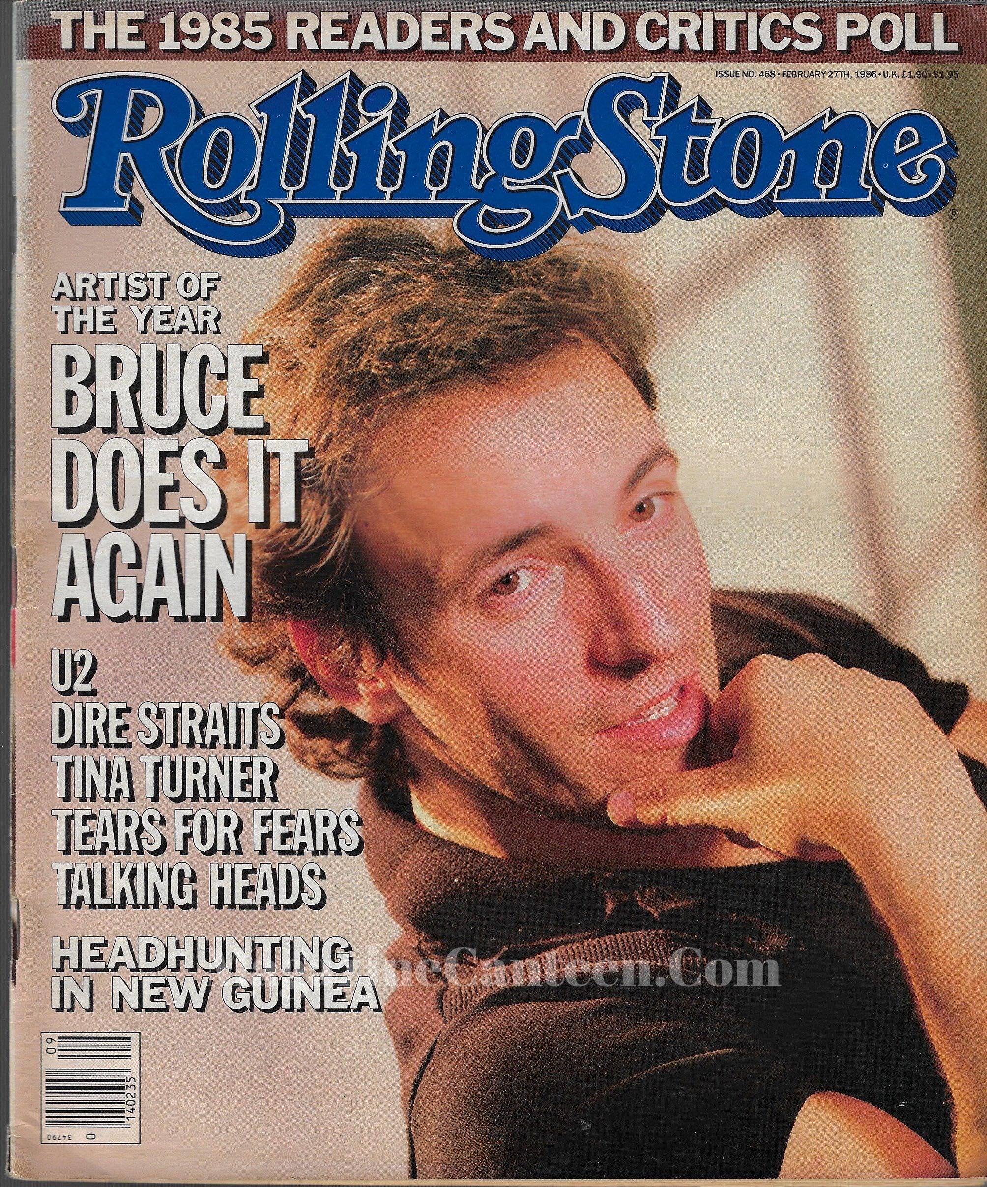Rolling Stone Magazine - Bruce Springsteen – magazine canteen