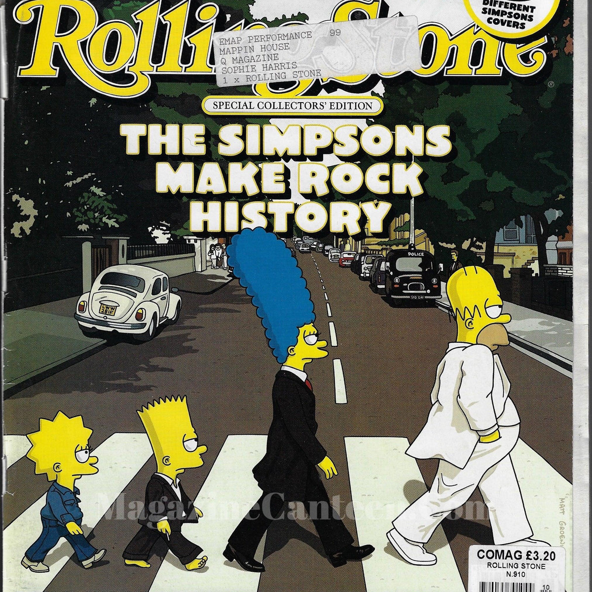 Rolling Stone Magazine - The Simpsons – magazine canteen