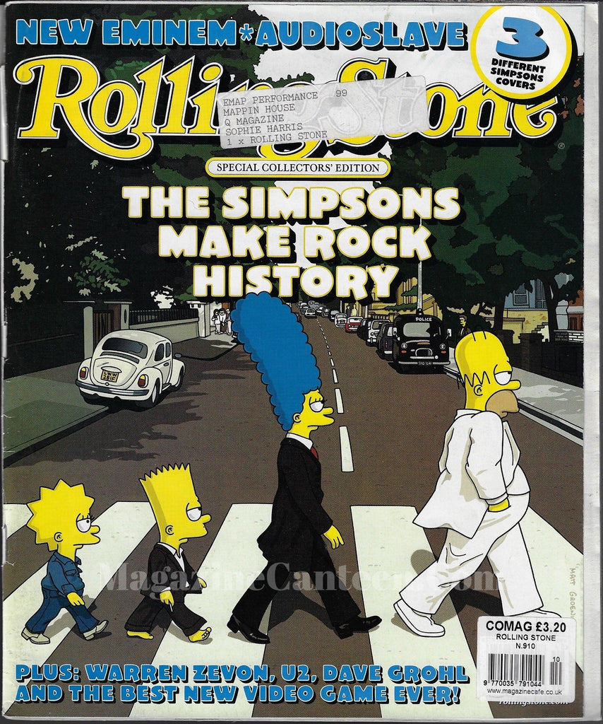 Rolling Stone Magazine - The Simpsons – magazine canteen