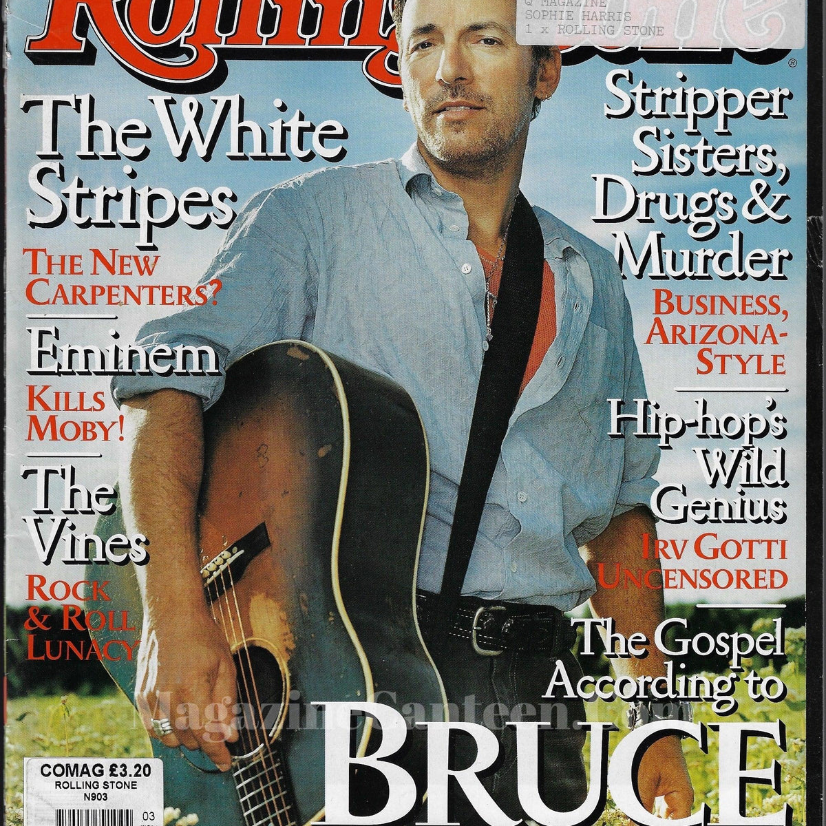Rolling Stone Magazine - Bruce Springsteen – magazine canteen