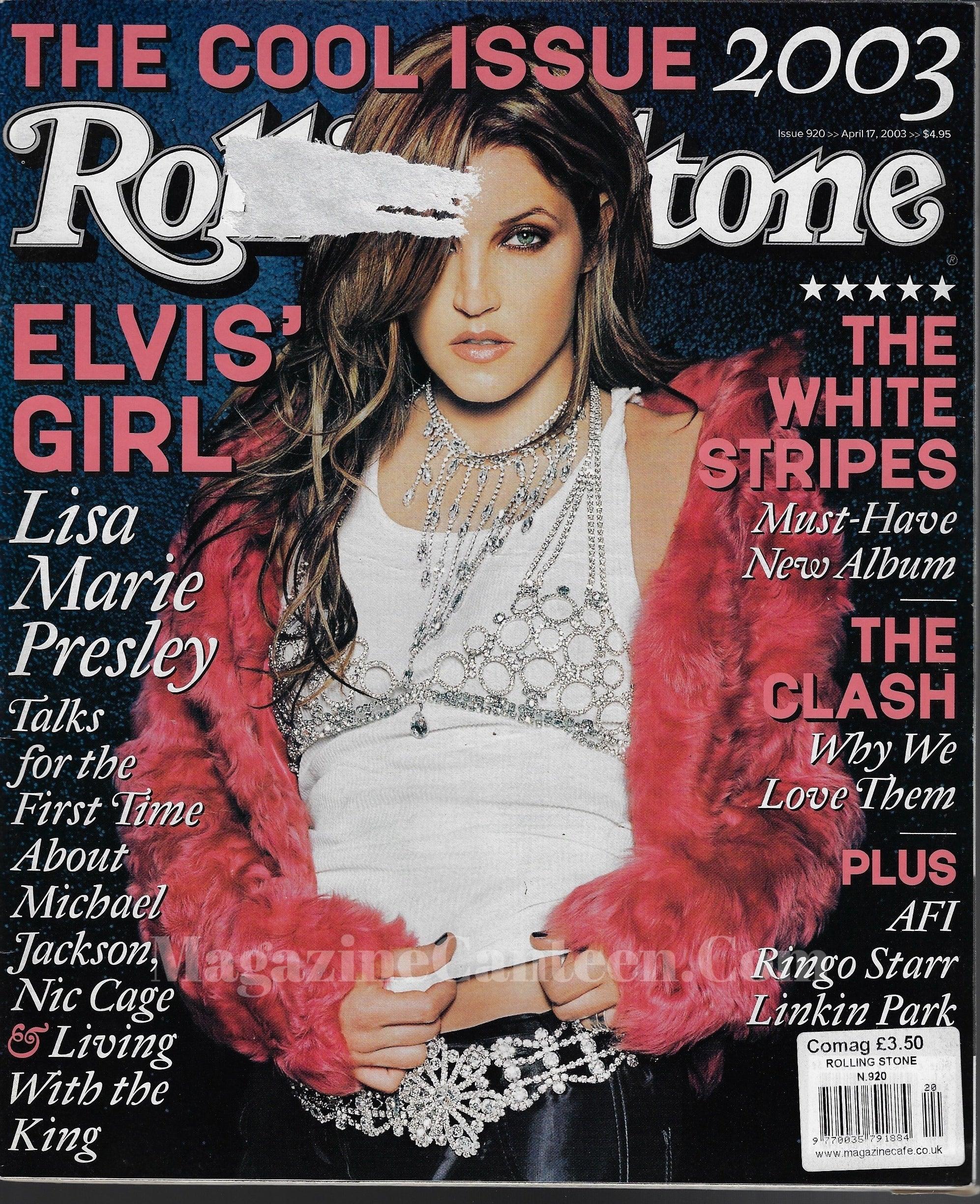 Rolling Stone Magazine - Lisa Marie Presley – magazine canteen