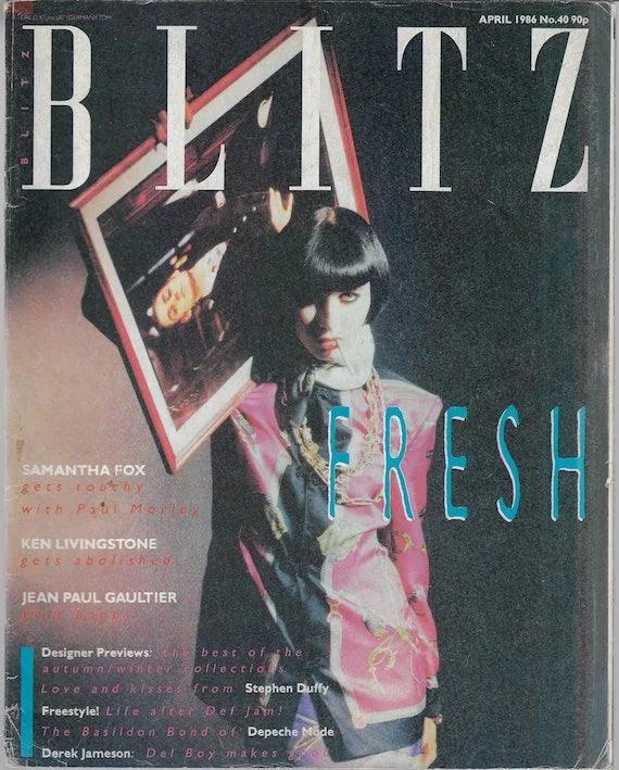 Blitz Magazine - Jean Paul Gaultier Depeche Mode Samantha Fox ...