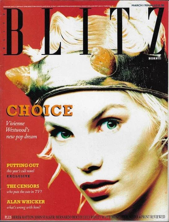 Blitz Magazine - Sarah Stockbridge Vivienne Westwood – magazine canteen