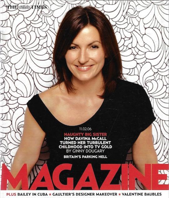 The Times Magazine - Davina McCall STEVE HIETT Jean Paul Gaultier ...