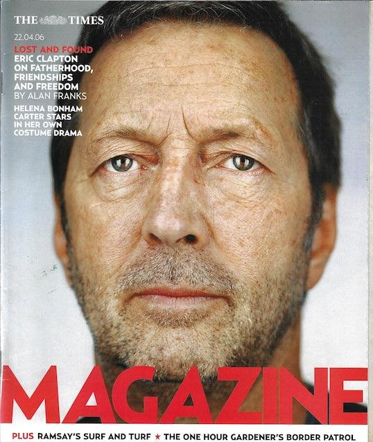 The Times Magazine - Eric Clapton Helena Bonham Carter – magazine canteen