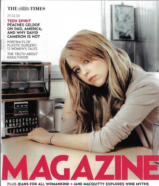 The Times Magazine - Peaches Geldof – magazine canteen