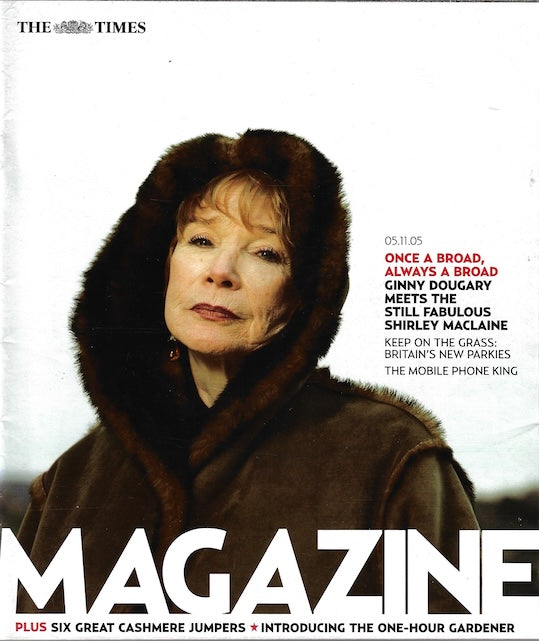 The Times Magazine - Shirley Maclaine – magazine canteen