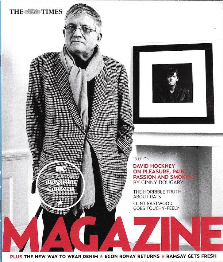 The Times magazine - David Hockney Clint Eastwood – magazine canteen