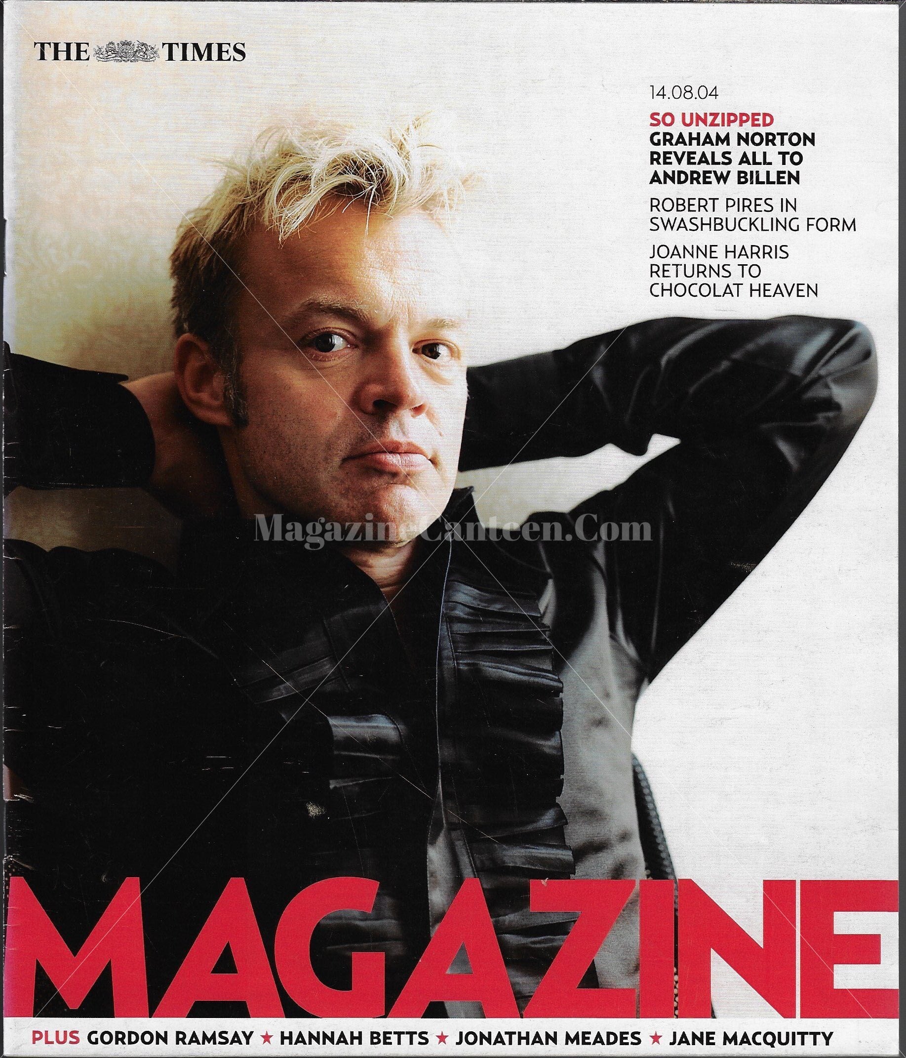 The Times Magazine - Graham Norton – magazine canteen