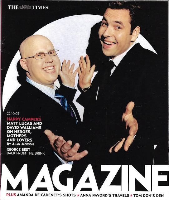 The Times Magazine - Matt Lucas GEORGE BEST David Walliams – magazine ...