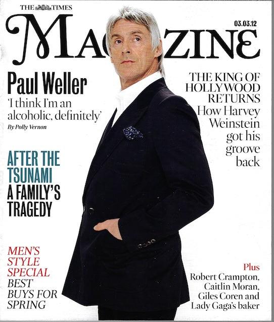The Times Magazine - Paul Weller MICKEY ROURKE Harvey Weinstein ...