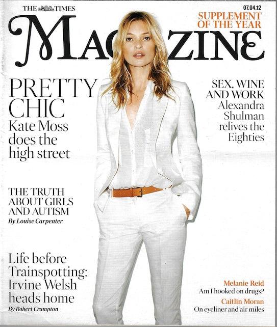 The Times Magazine - Kate Moss Irvine Welsh – magazine canteen