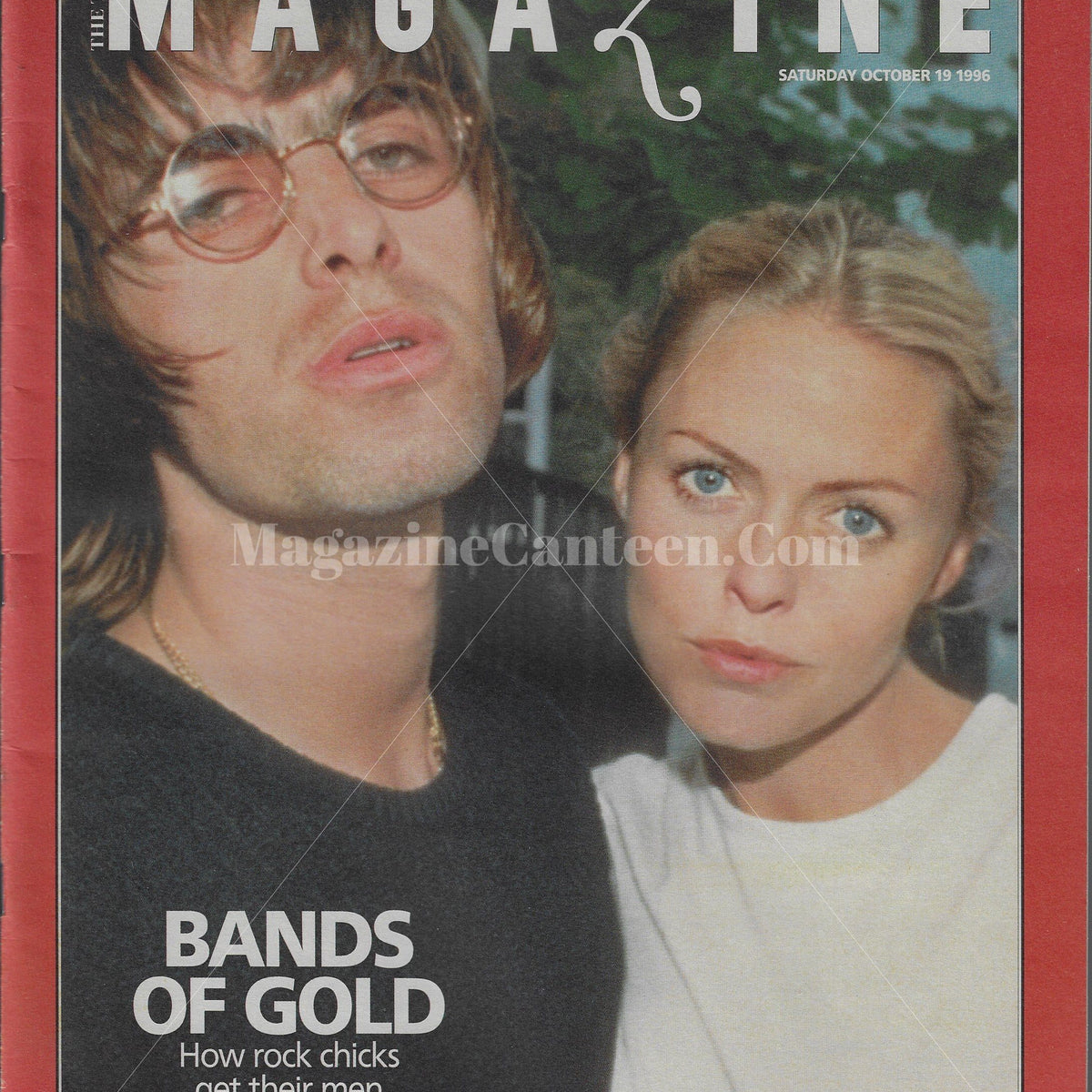 The Times Magazine - Liam Gallagher & Patsy Kensit – magazine canteen