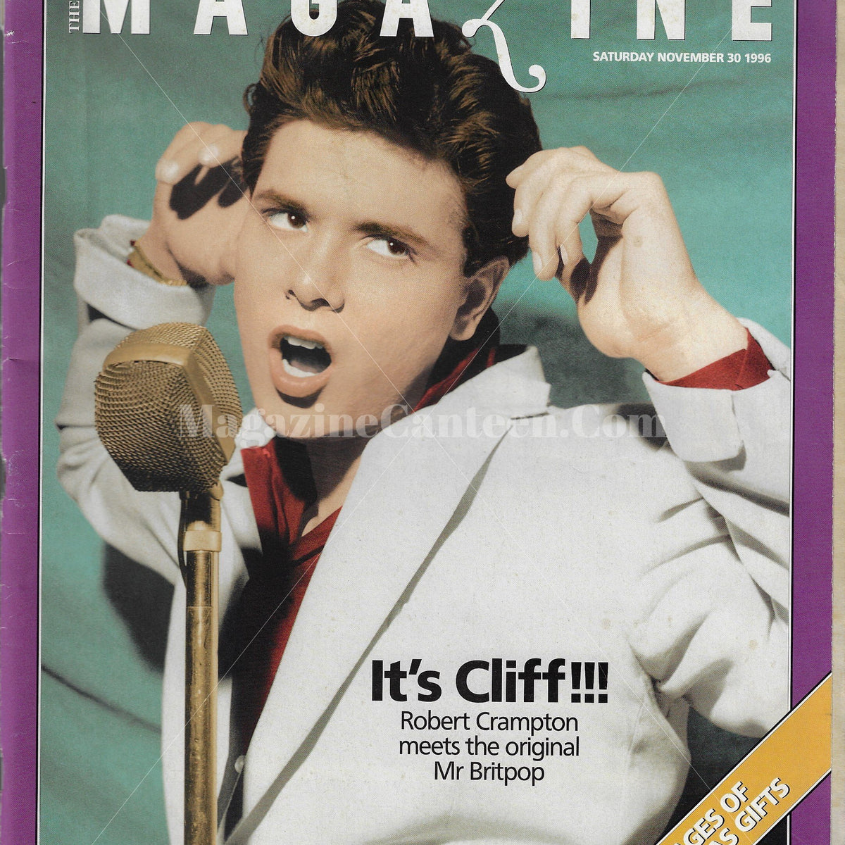 The Times Magazine - Cliff Richard – magazine canteen