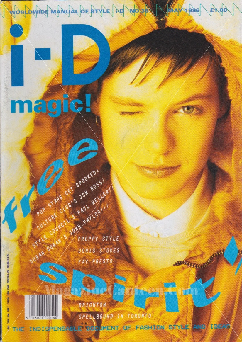 I-D Magazine 36 - Alice Temple Paul Weller Nick Knight 1986 – magazine ...