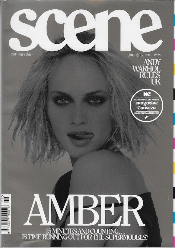 Scene Magazine The Supermodels - Amber Valletta QUENTIN CRISP Linda Ev ...